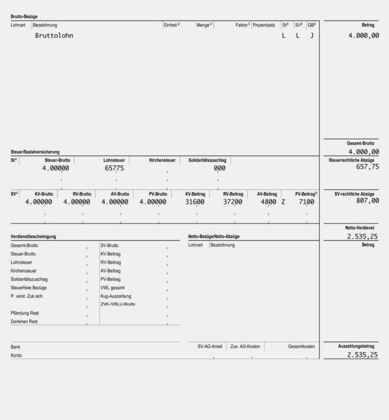 2 Deductions From Your German Payslip